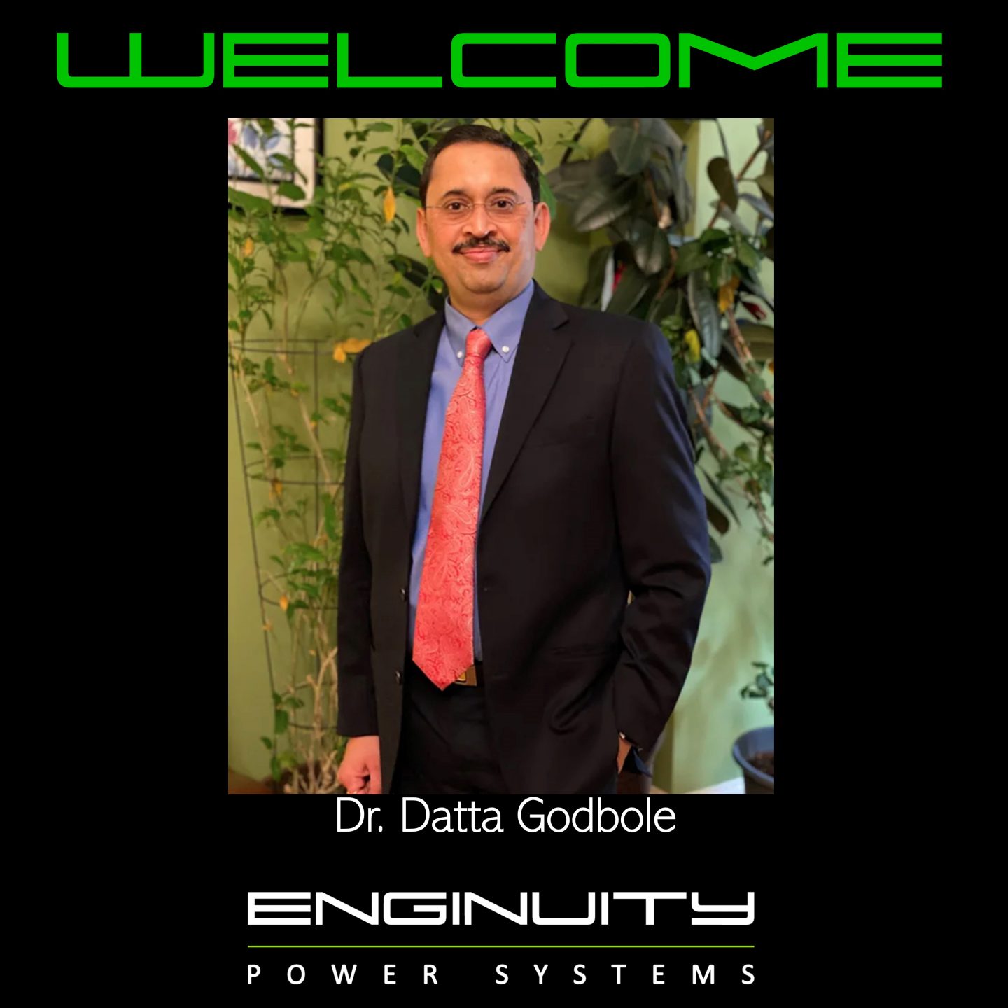 Dr. Datta Godbole Joins Enginuity Board of Directors | Enginuity Power ...
