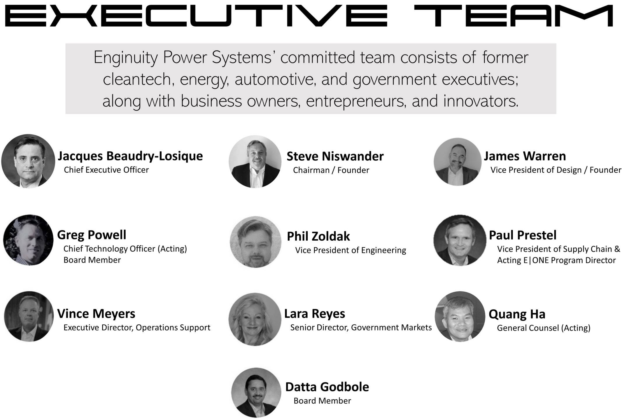 About Us | Enginuity Power Systems